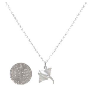 Sting Ray Charm Sterling Silver 925 Sterling Silver Stingray Necklace ...