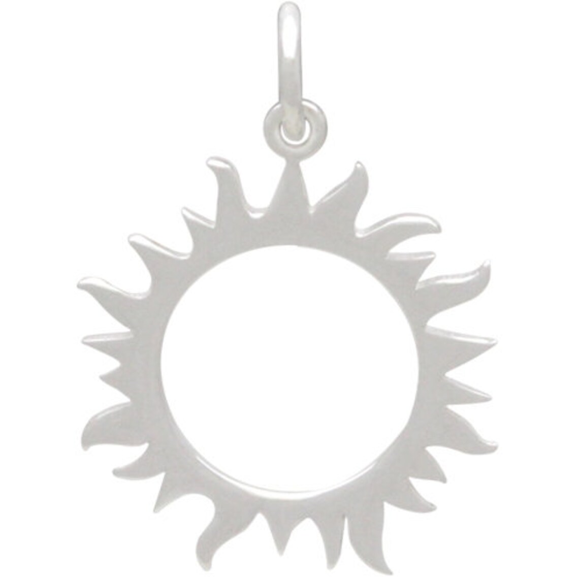 Sterling Silver Eclipse Charm. 925 Sterling Silver Sun - Etsy