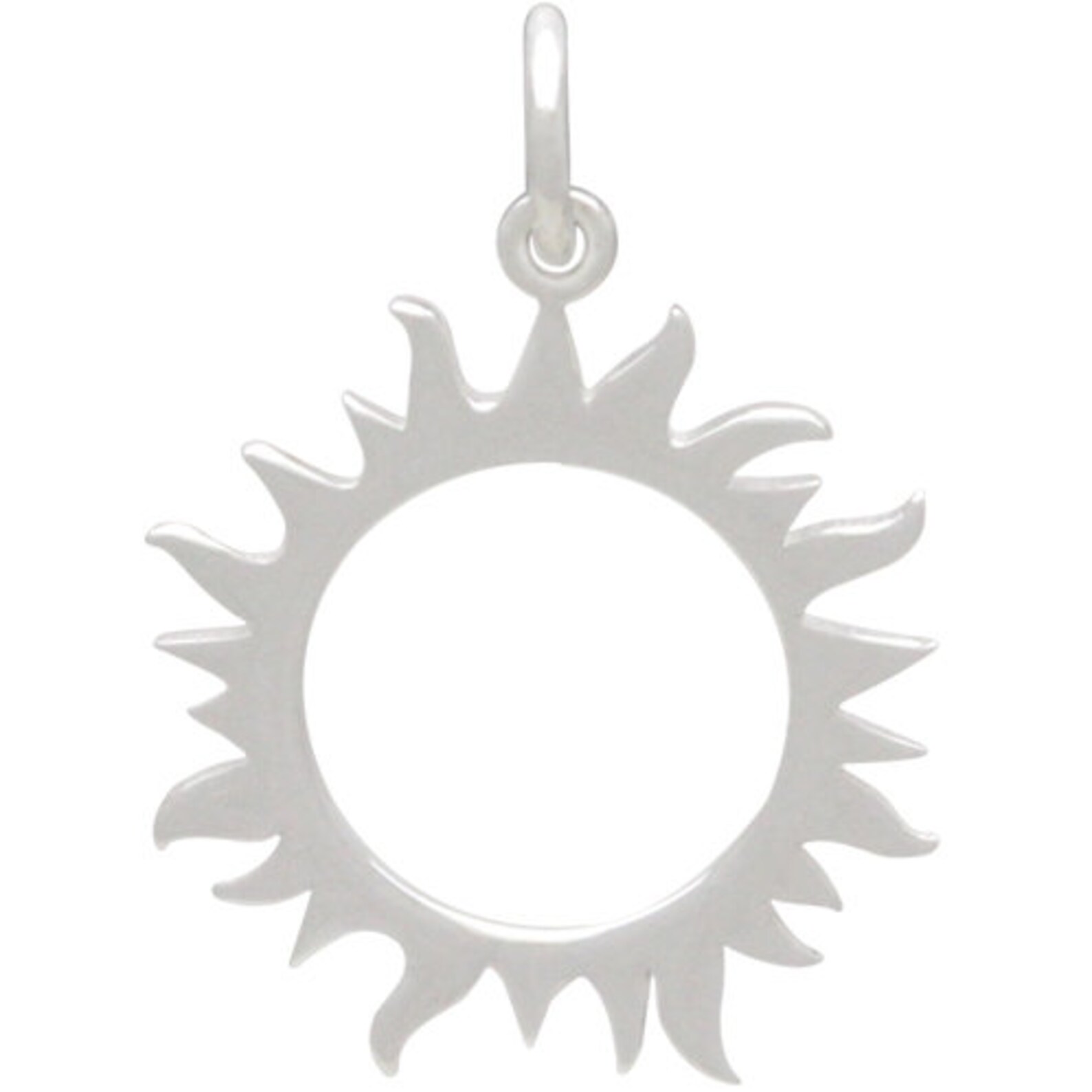 Sterling Silver Eclipse Charm. 925 Sterling Silver Sun - Etsy