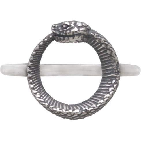 Ouroboros Charm 925 Sterling Silver or Ouroboros Snake Ring or - Etsy