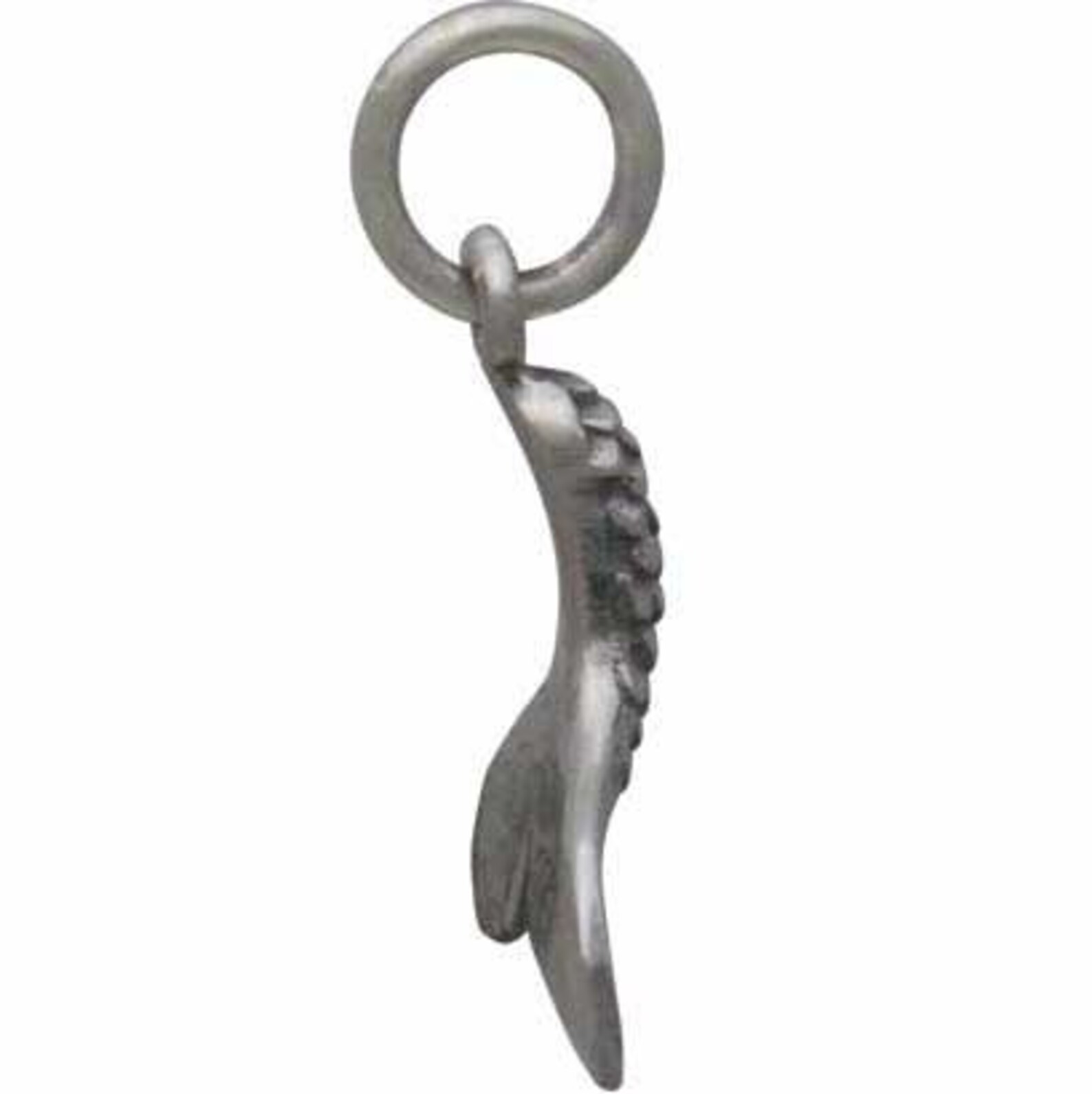 Sterling Silver Mermaid Tail Charm / Small Mermaid Tail Charm - Etsy