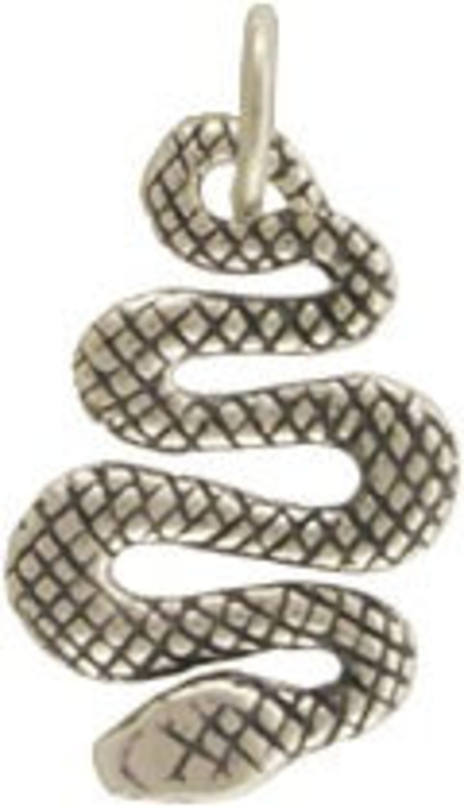 Sterling Silver Snake Charm .925 Sterling Silver Small Snake - Etsy
