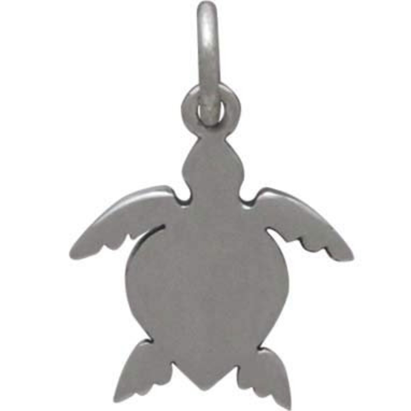 Sterling Silver Tiny Sea Turtle Charm. 925 Sterling Silver - Etsy