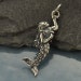 Sterling Silver Mermaid Tail Pendant. Mermaid Charm. 925 Sterling ...