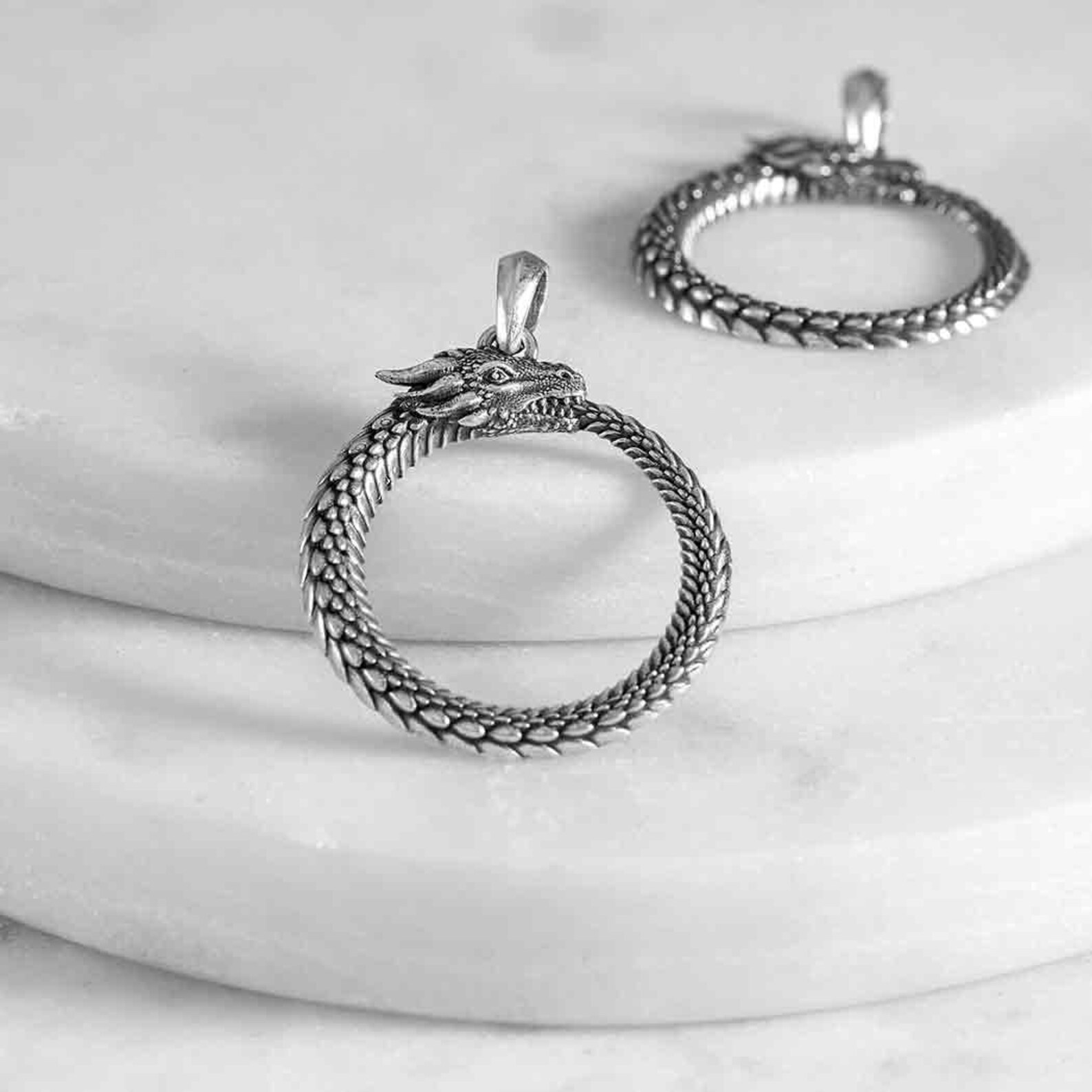 Dragon Ring Adjustable Sterling Silver Dragon Jewelry 925 Sterling ...