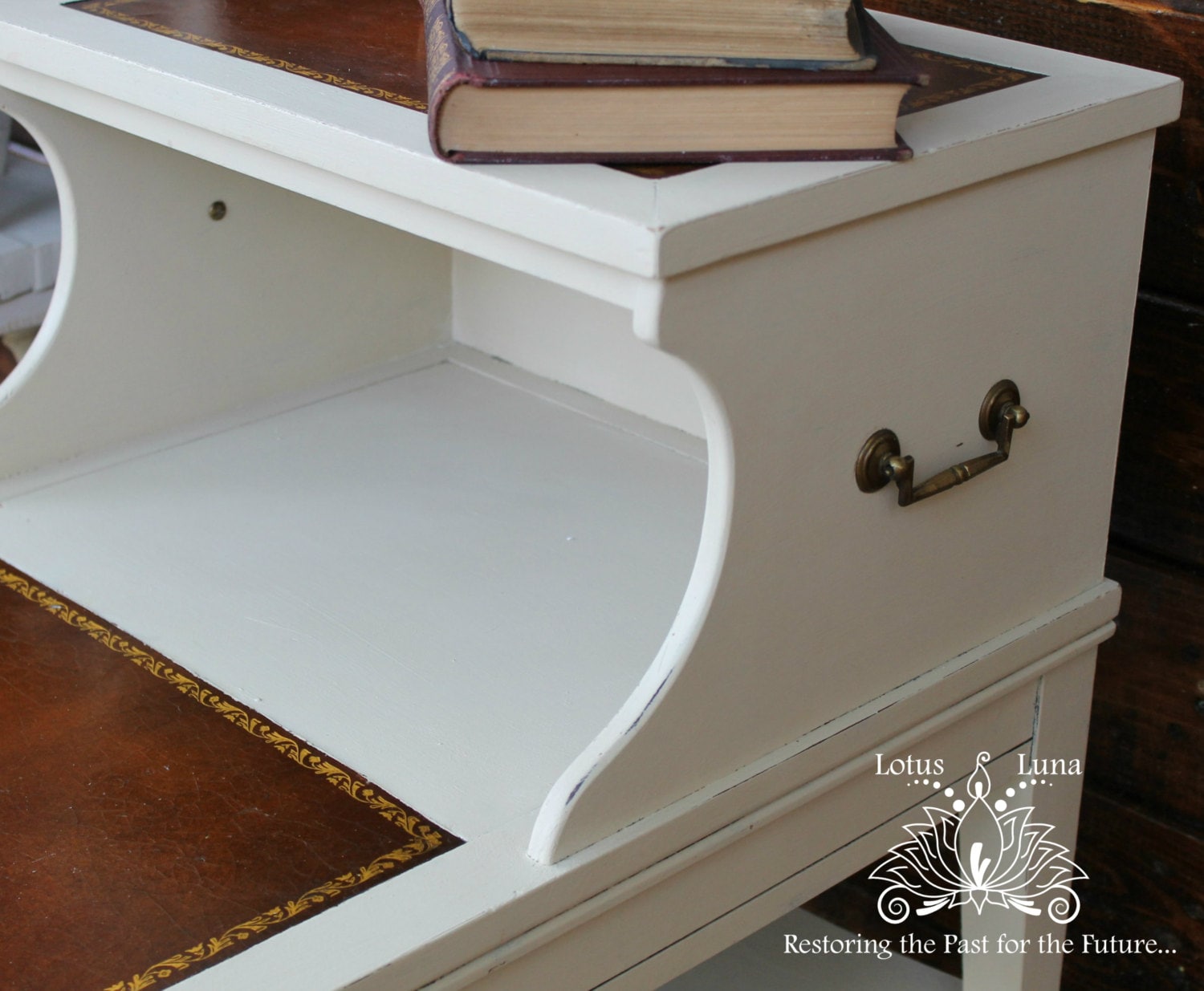 Forsythia off White Pair of Mid-century Side Tables Nightstands - Etsy