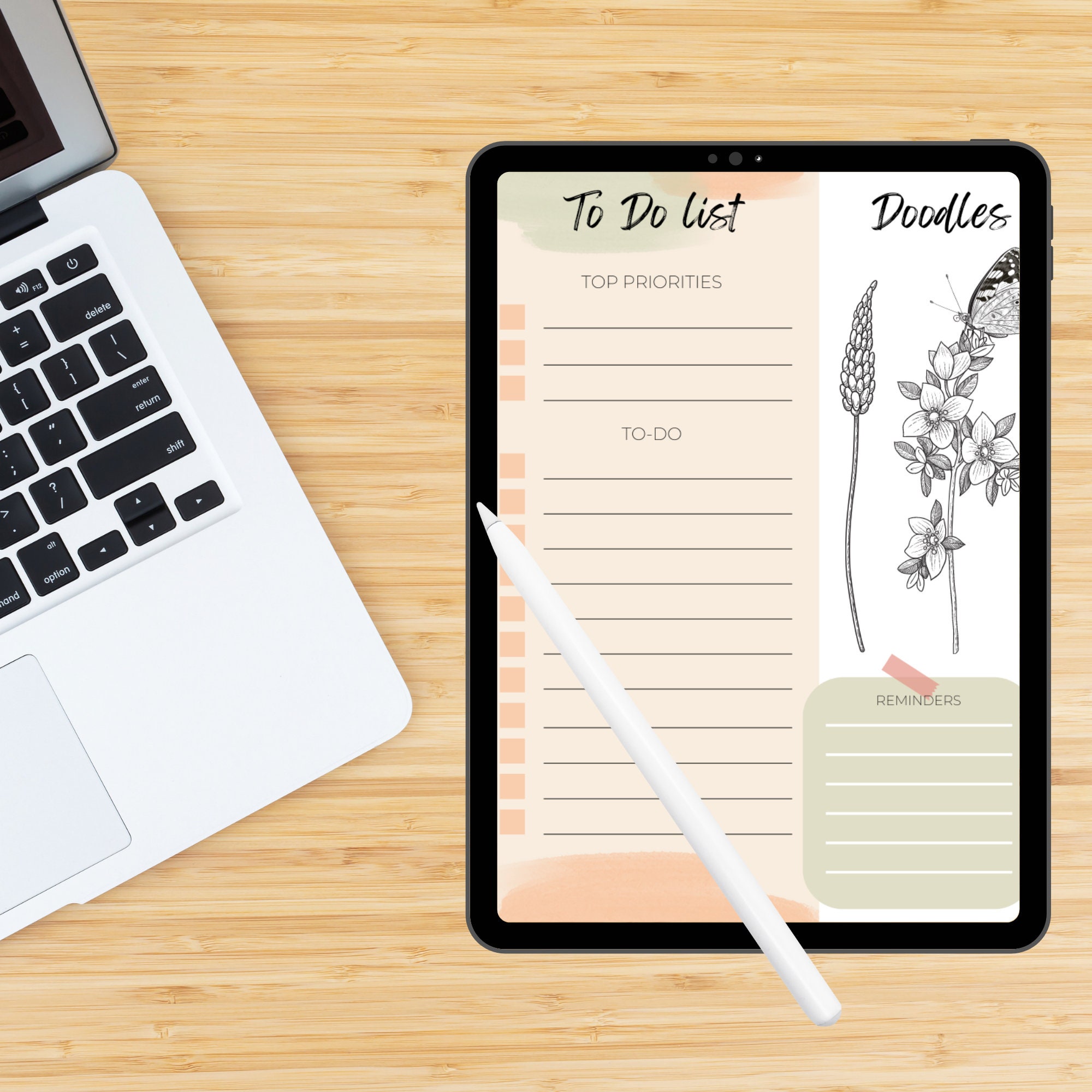 Digital to Do List, To-do List, Printable, Goodnotes, Doodles, Coloring ...