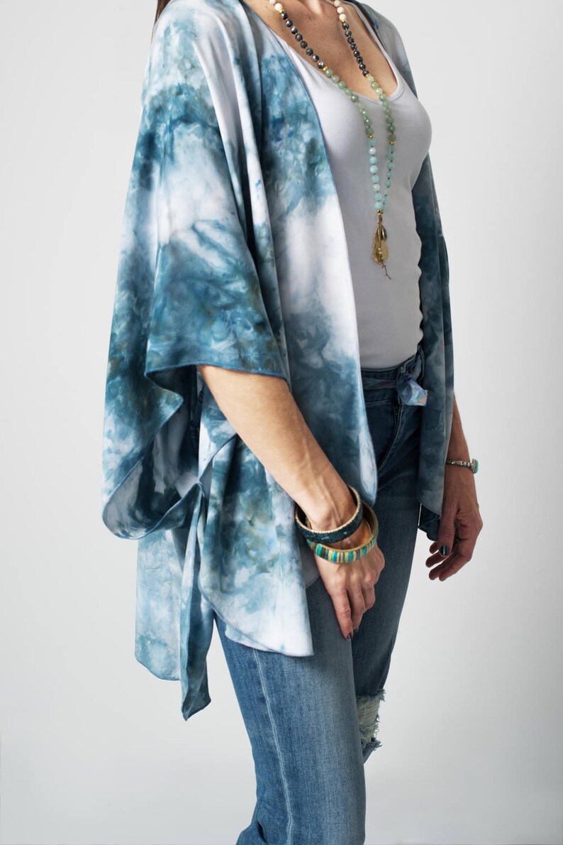 Boho jacket boho kimono kimono cardigan kimono jacket tie | Etsy