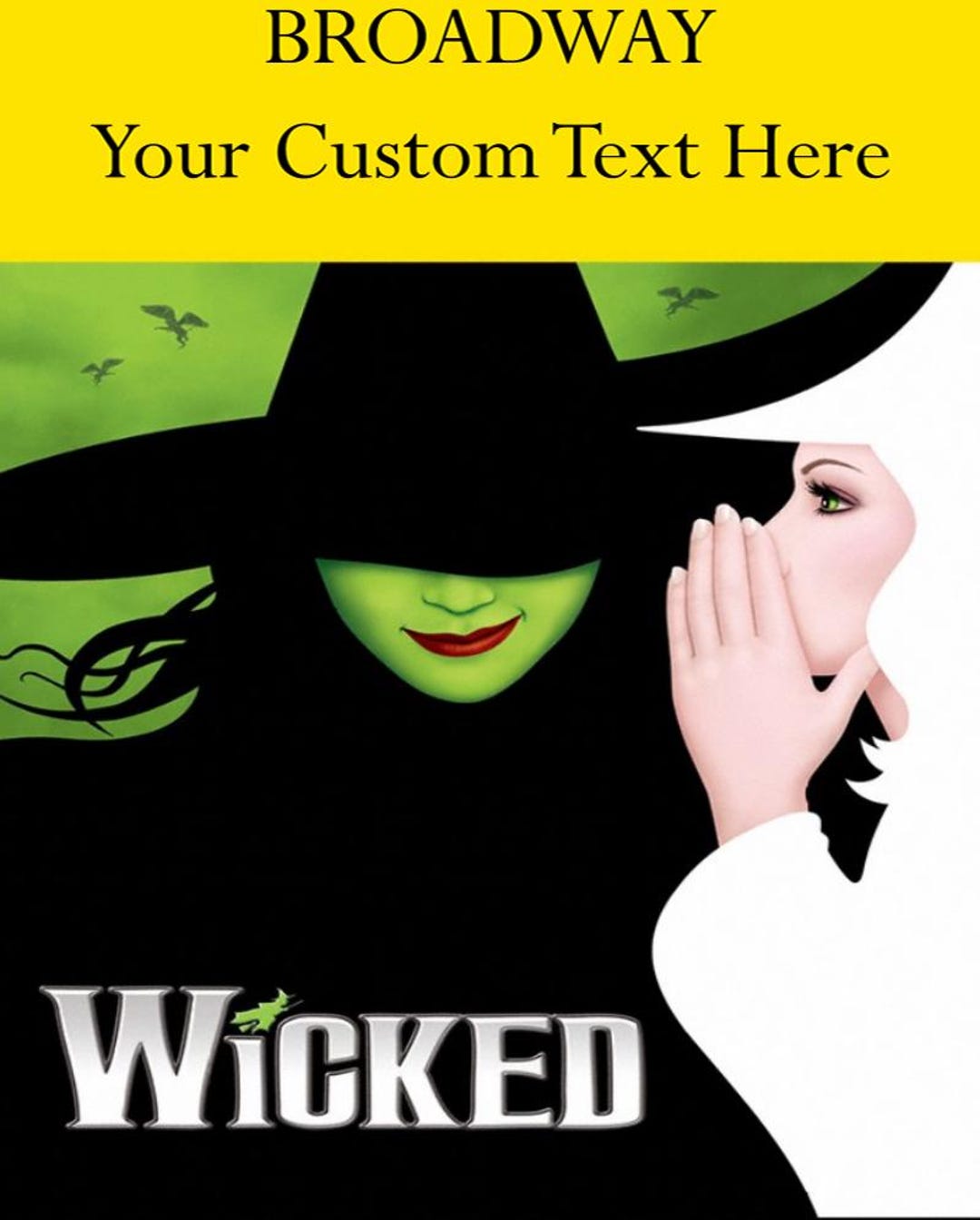 Wicked the Musical Inspired Program Ornament-made to Order and ...