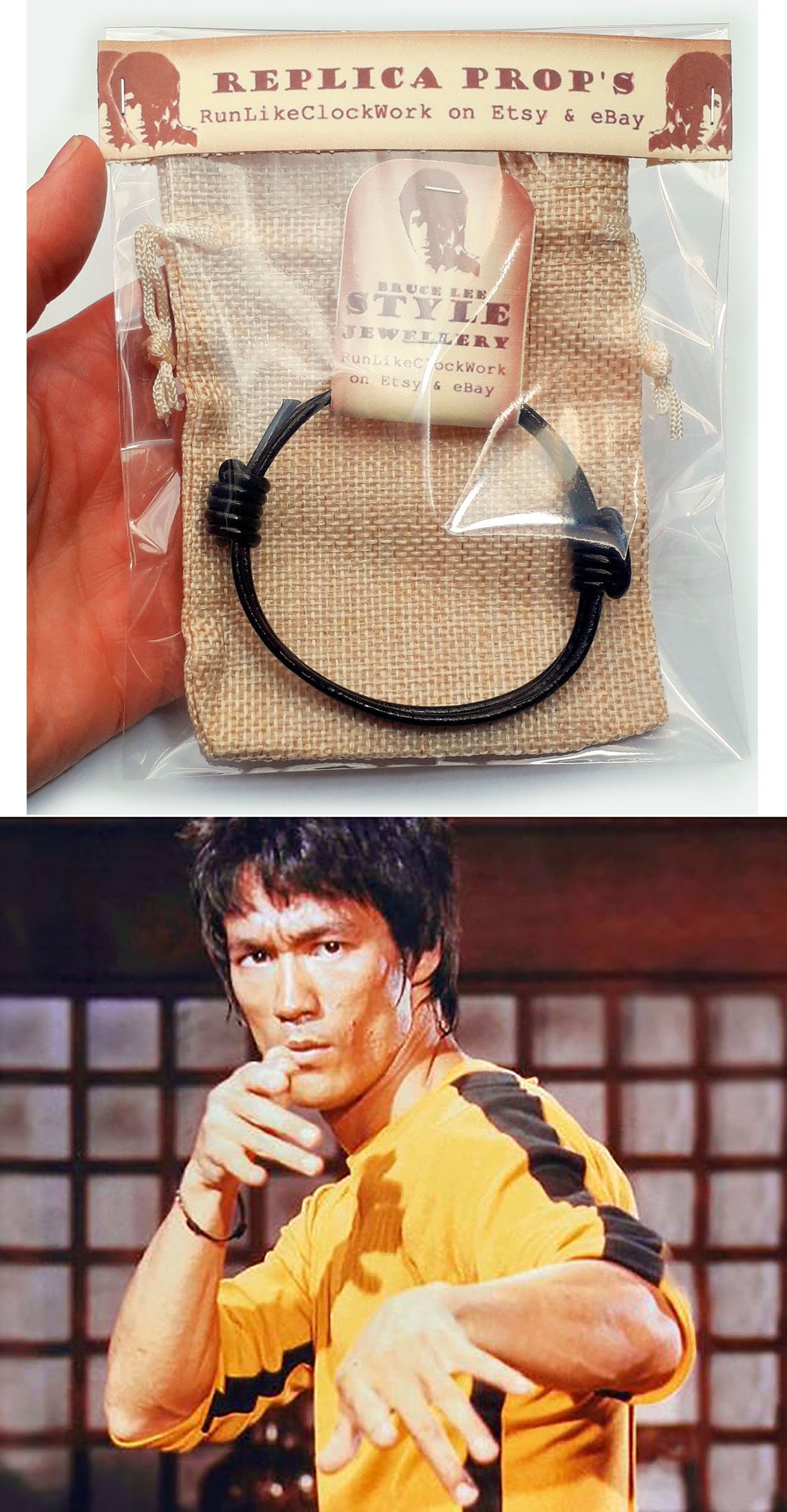 Bruce Lee Bracelet Game of Death Prop Replica Elephant Hair - Etsy Canada