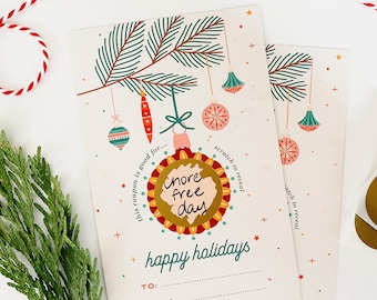 Christmas Scratch-off Reveal Voucher, Suprise Voucher, Personalized ...