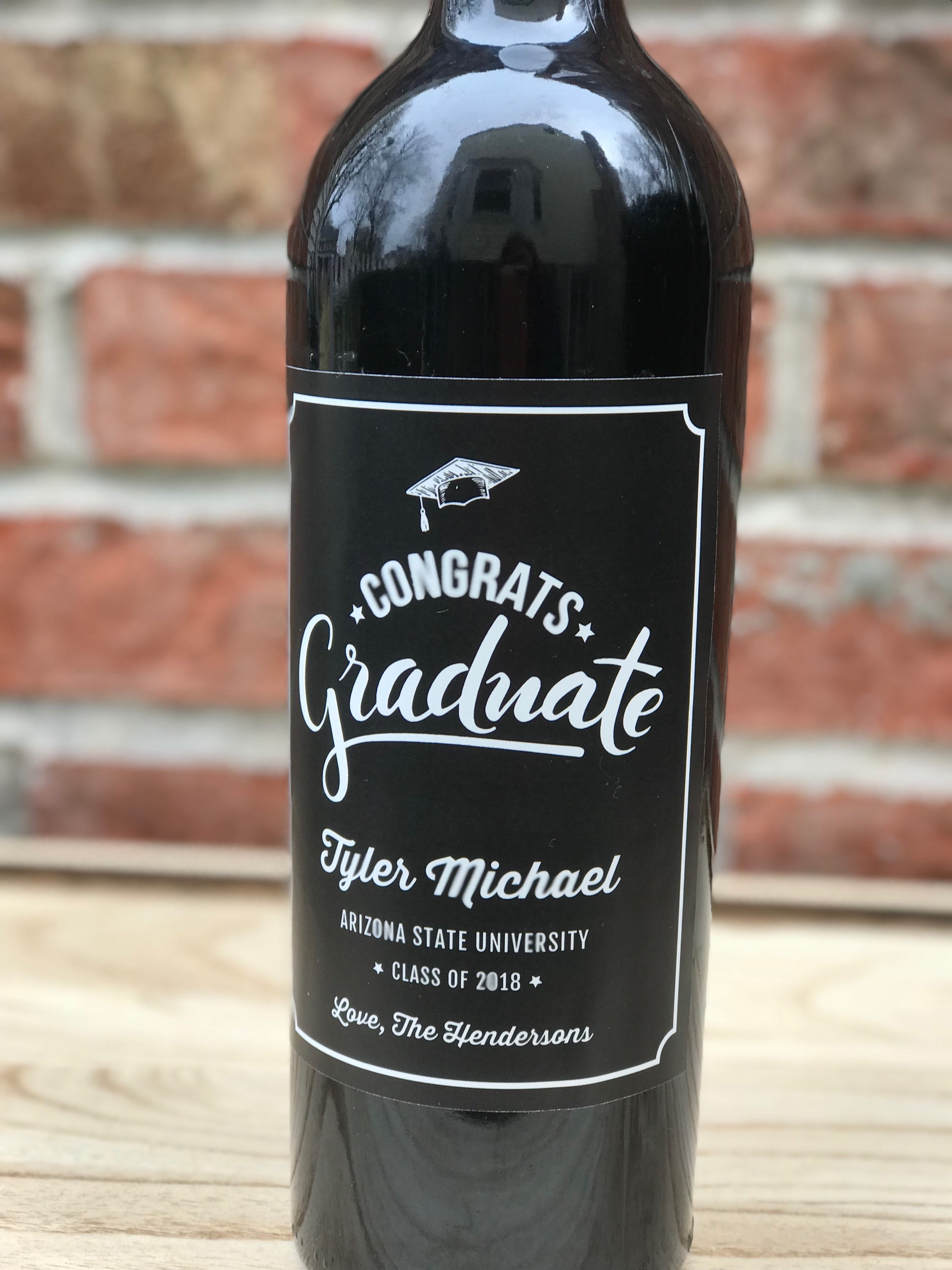 Graduation Wine Labels, Graduation Gift, Grad Party Decorations, Class ...