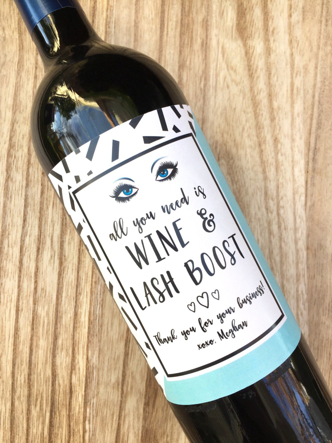 Rodan and Fields Lash Boost Wine Label Lash Bash Rodan | Etsy