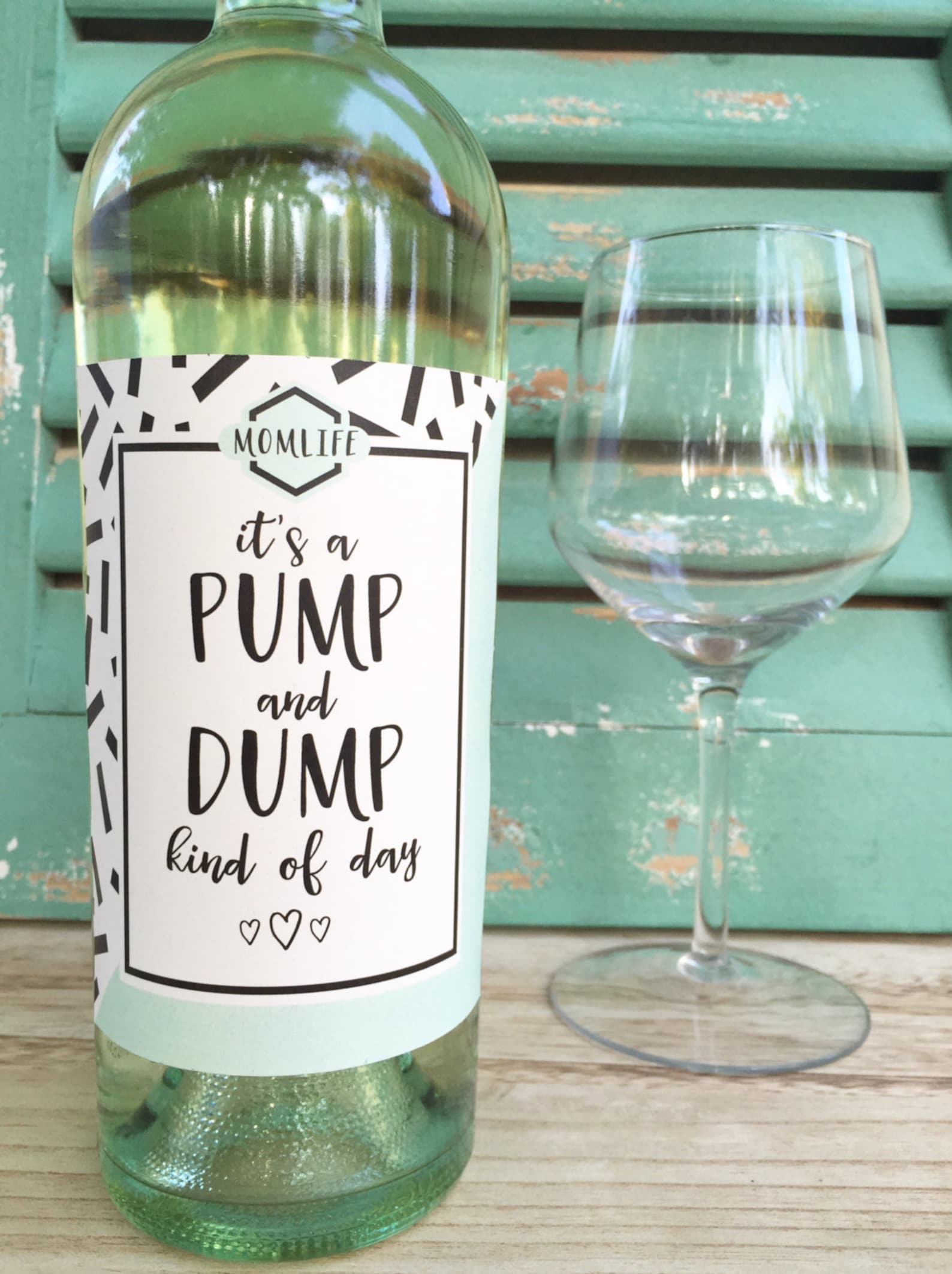 New Mom Wine Labels Mommy Milestone Gift for New Mom Baby Shower Wine ...