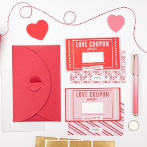 Scratch-off Love Coupons Scratch off Voucher Valentines Gift for Her ...