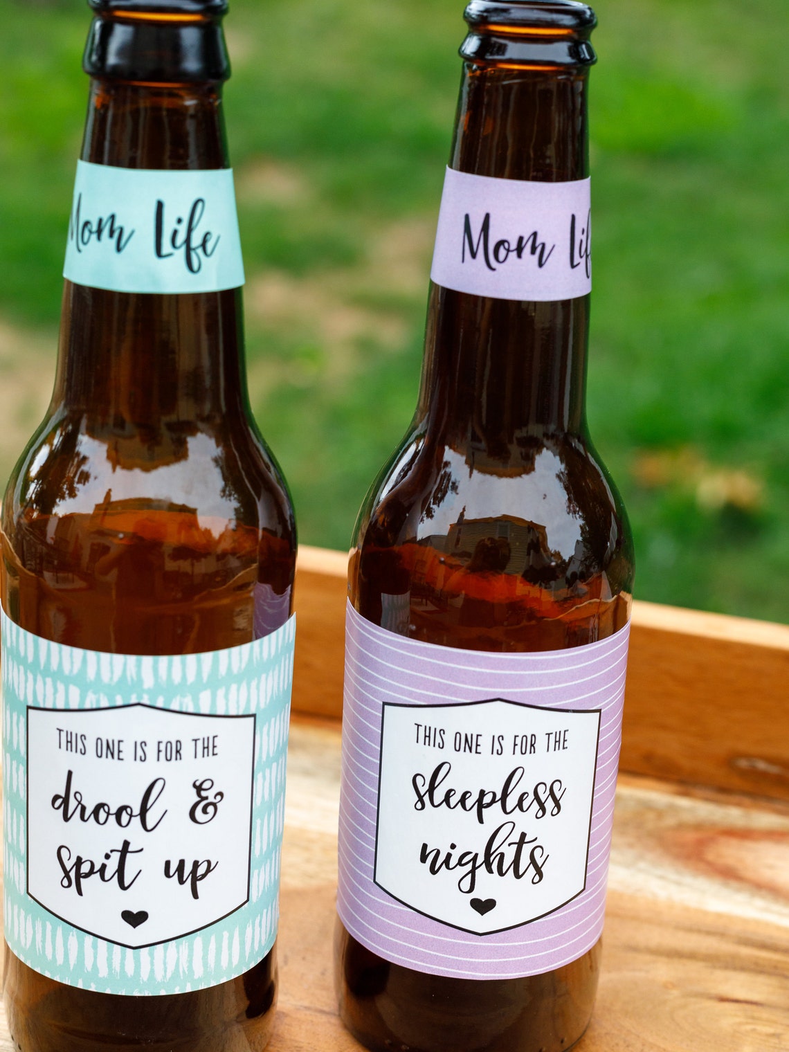 Mom Life Beer Bottle Labels Mom Survival Kit Gift for Mommy - Etsy
