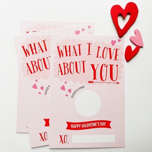 Valentines Postcard Scratch off From Teacher - Valentine Postcards for ...