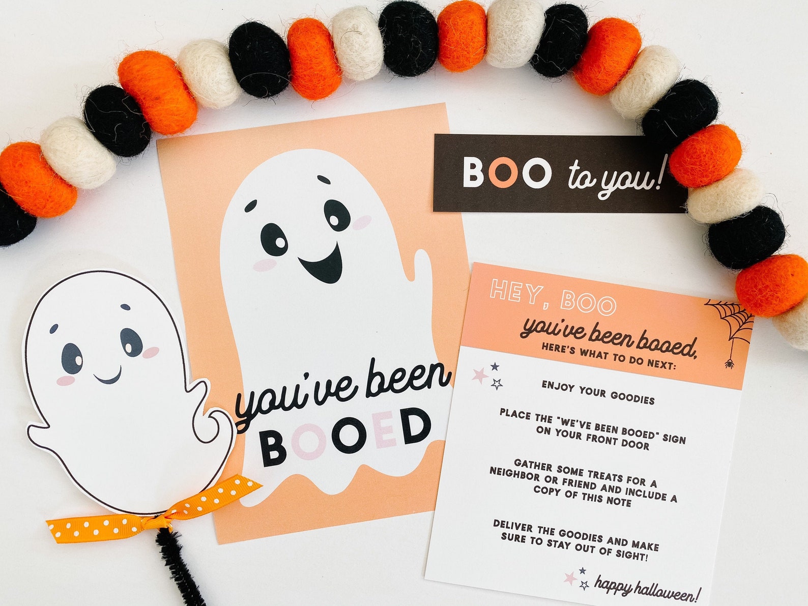 You've Been Booed Printable, You've Been Booed Kit, Halloween Tags ...