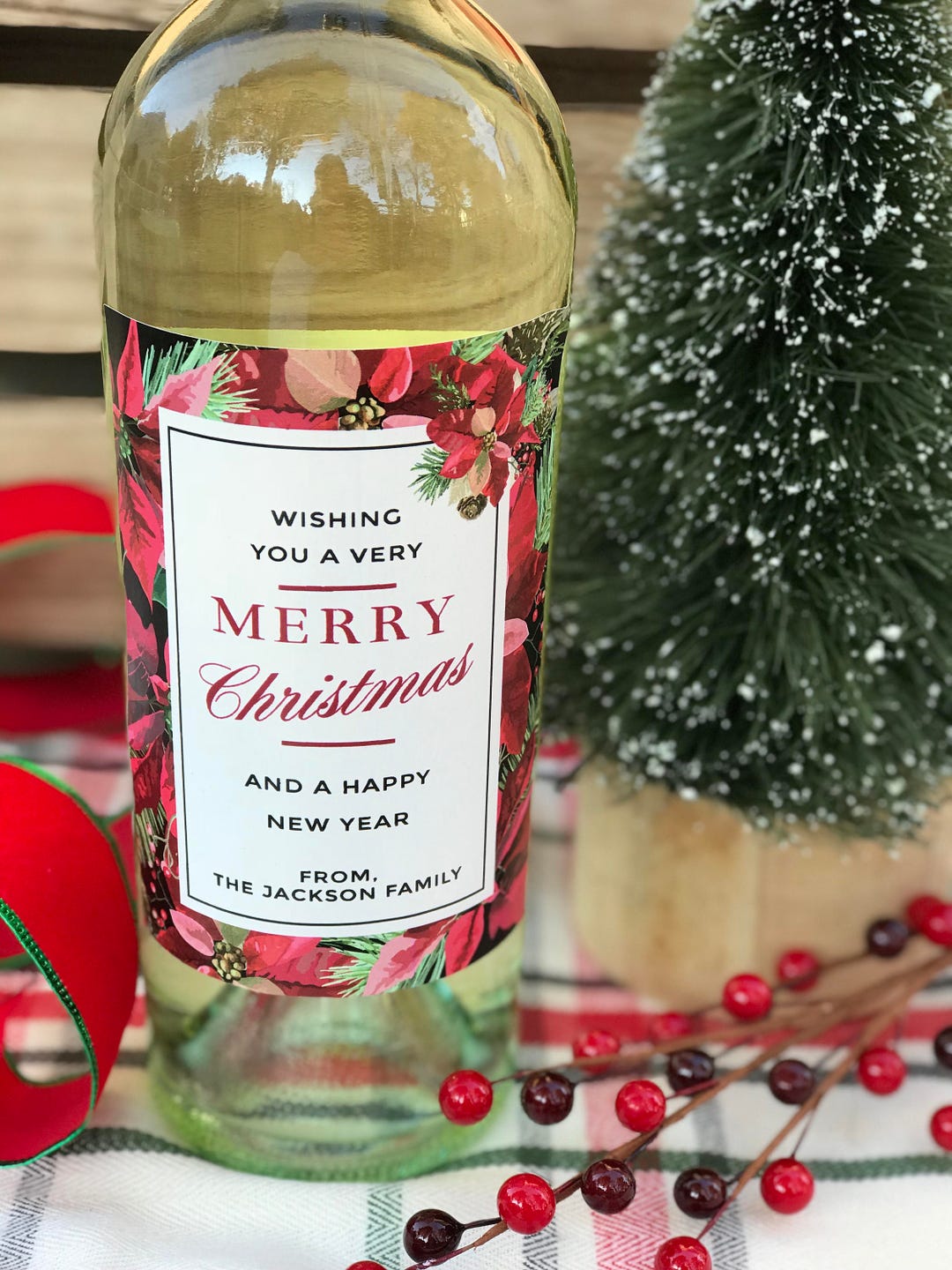 Christmas Wine Labels, Happy Holidays, Merry Christmas, Making Spirits ...