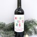 Christmas Gift Wine Labels, Holiday Wine Labels, Christmas Christmas ...
