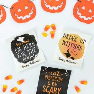 You've Been Boozed Kit, Halloween Wine Label Boo Kit, Adult Halloween ...
