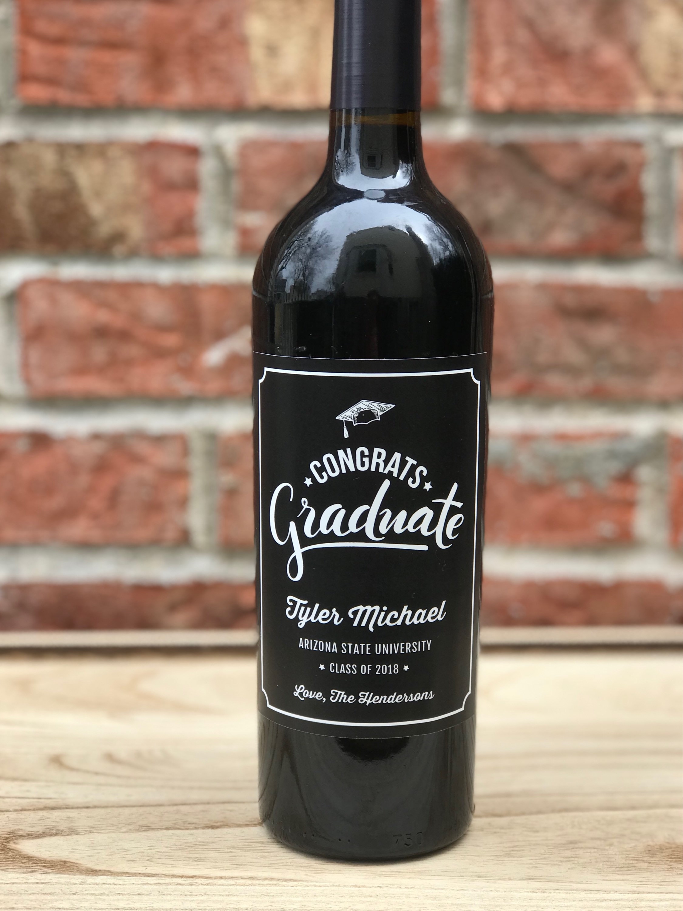 Graduation Wine Labels, Graduation Gift, Grad Party Decorations, Class ...