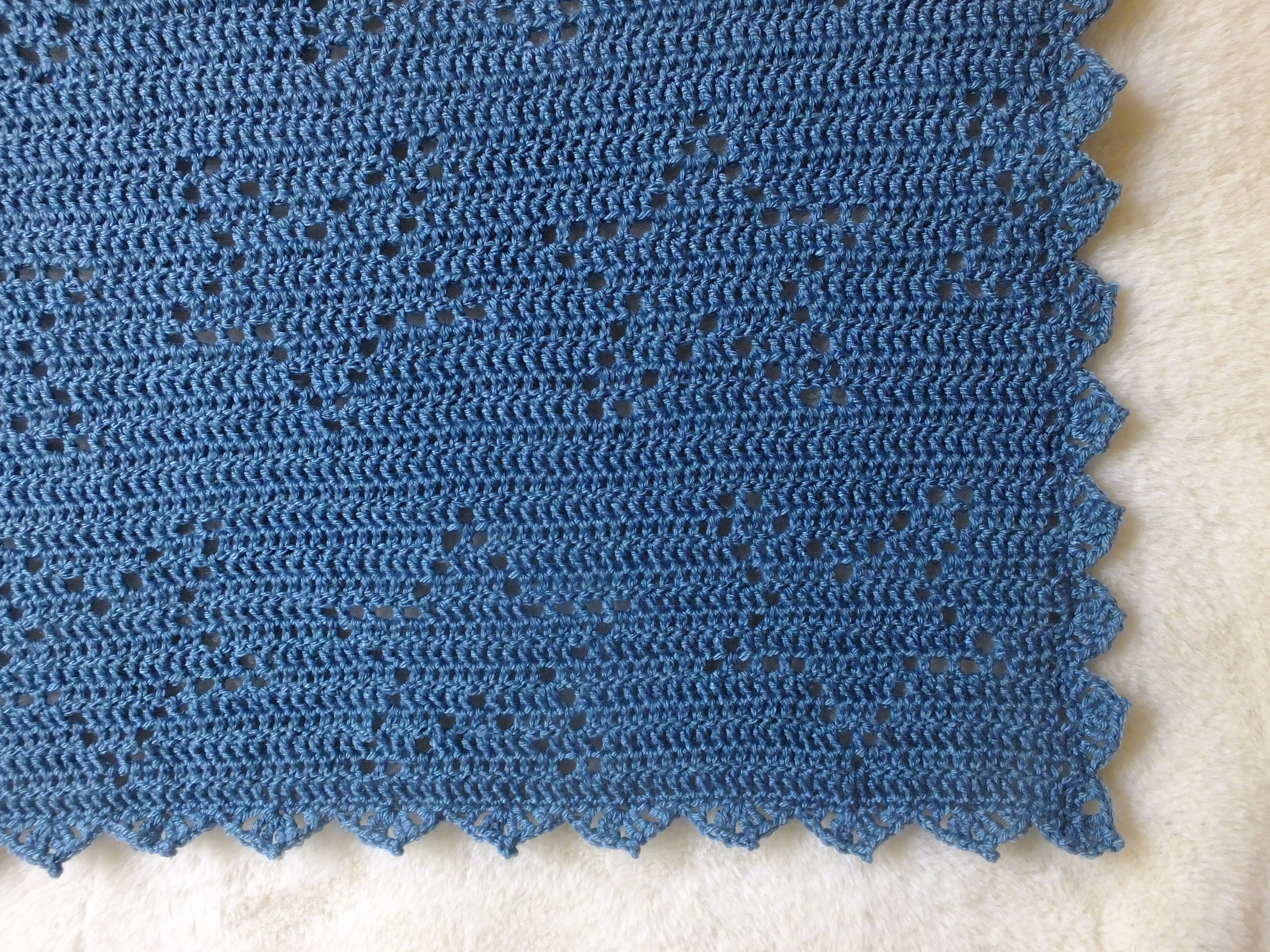 CROCHET PATTERN: Tumbling Stars Filet Baby Blanket Pattern - Etsy