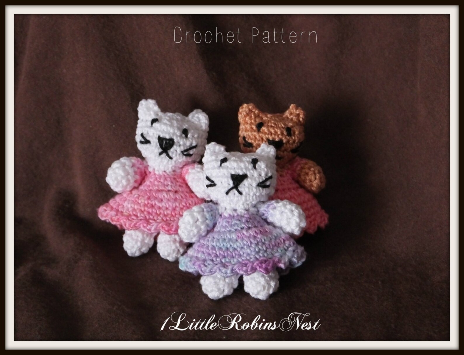 CROCHET PATTERN: Little Miss Kitty Amigurumi Crochet Pattern, Mini ...