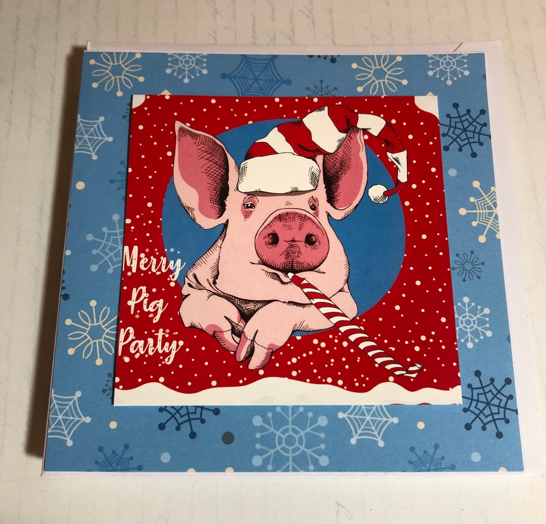 6 X Handmade Boxed Christmas Cards Set - Etsy