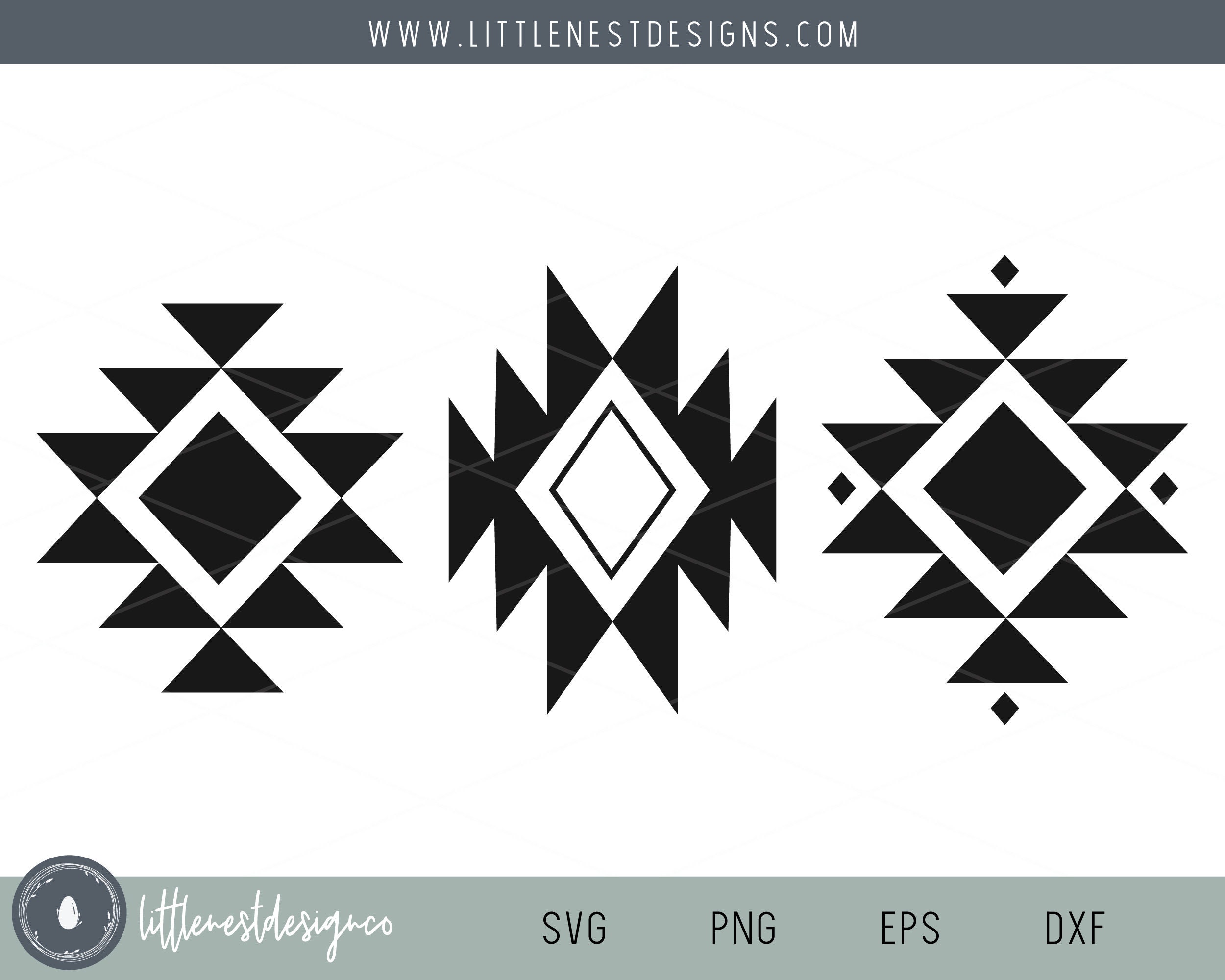 Tribal Pattern SVG Bundle \u2022 Boho Patterns Cut File Hand Drawn ...