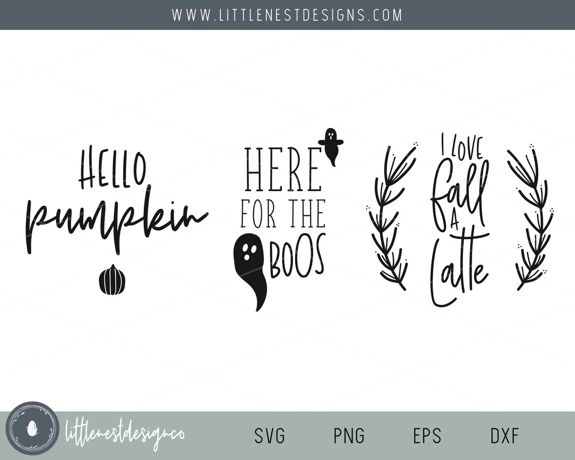 Fall and Halloween Mug and Drinking SVG Bundle Fall SVG | Etsy