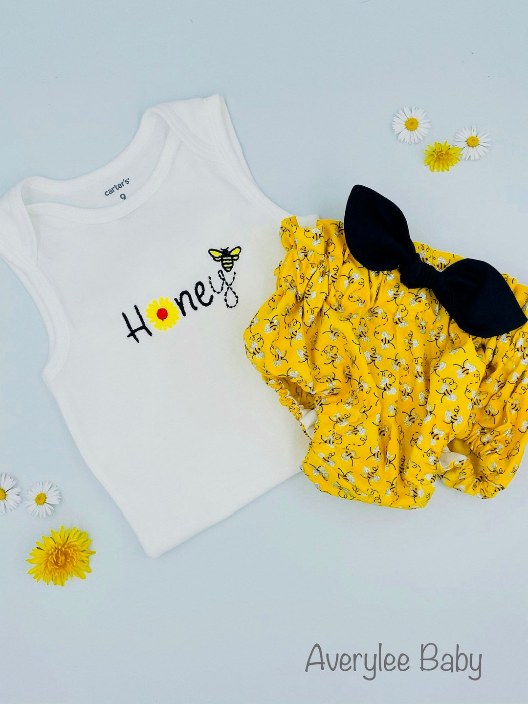 Honeybee Baby Outfit Honey Bee Baby Outfit Baby Bee Outfit Baby's First ...