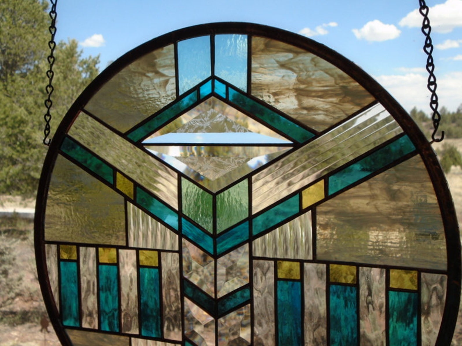 Stained Glass Window Panelperfect Prairie FLW - Etsy
