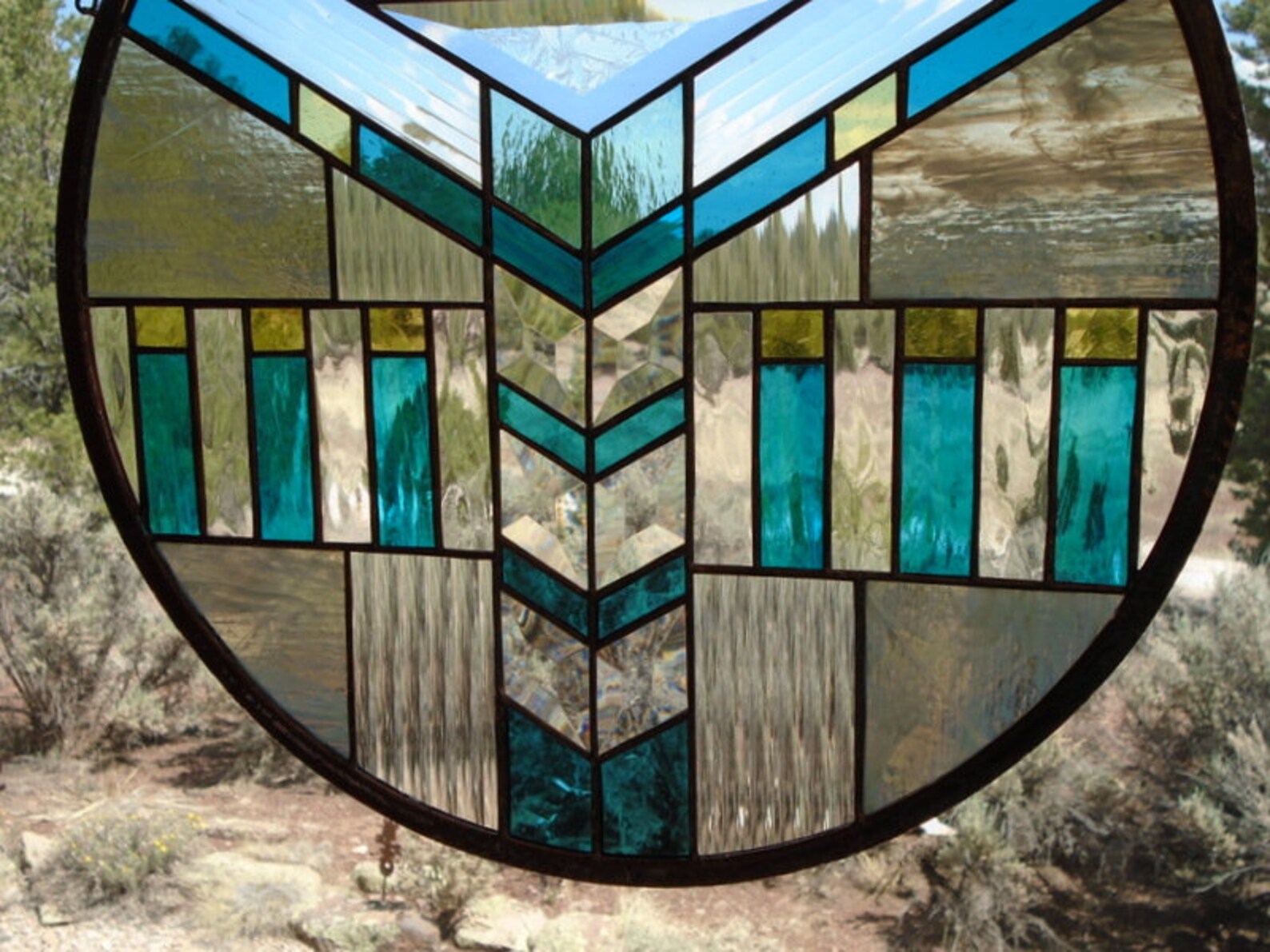 Stained Glass Window Panelperfect Prairie FLW - Etsy