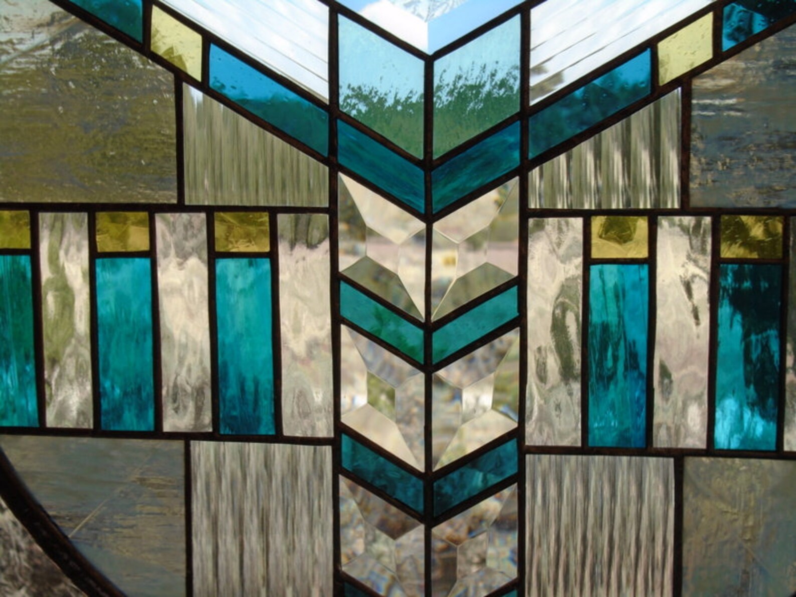 Stained Glass Window Panelperfect Prairie FLW - Etsy