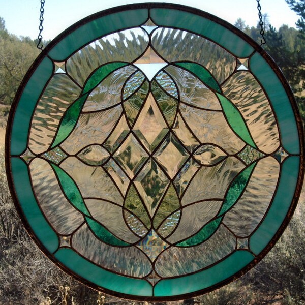 Round Stained Glass Windows - Etsy
