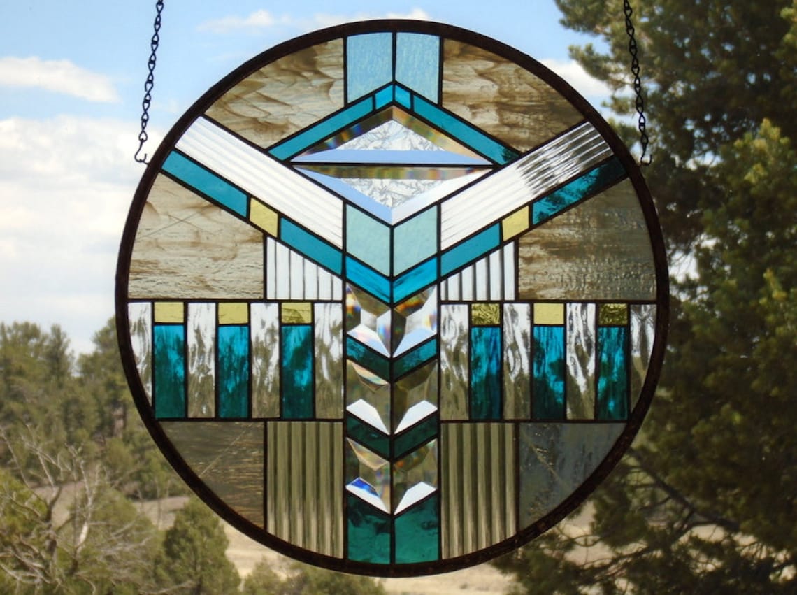 Stained Glass Window Panelperfect Prairie FLW - Etsy