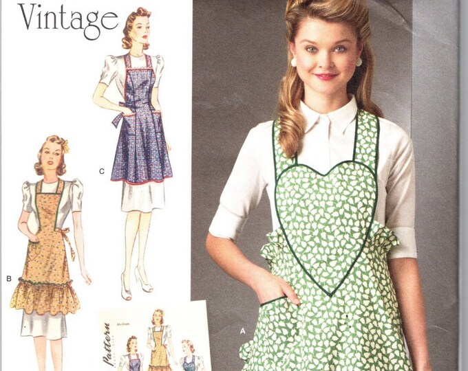Misses Full and Half Apron Sewing Pattern Kwik Sew 3547 Uncut - Etsy
