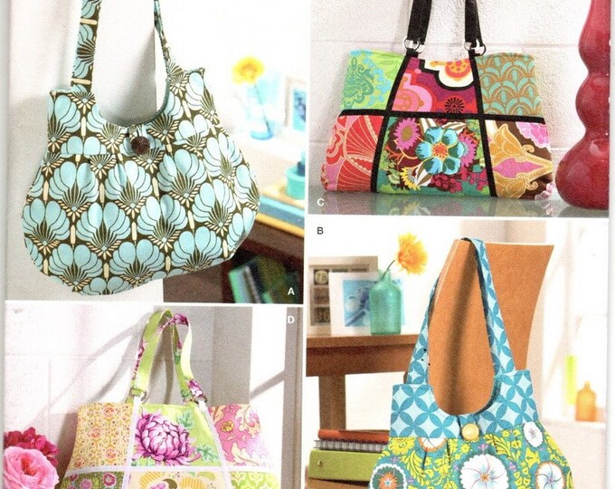 Tote Bags Sewing Pattern, Simplicity 2396 Uncut - Etsy