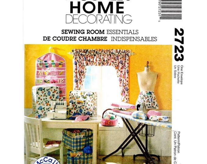 Sewing Room Accessories Sewing Pattern Organizer, Basket, Curtains ...