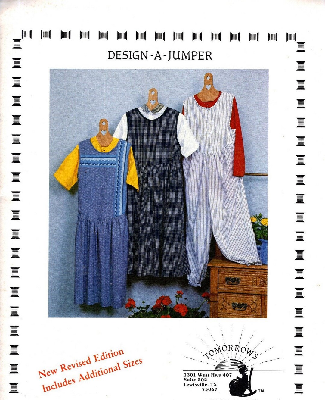 Design a Jumper Jumpsuit Sewing Pattern by Tomorrows Heirloom Uncut XS ...