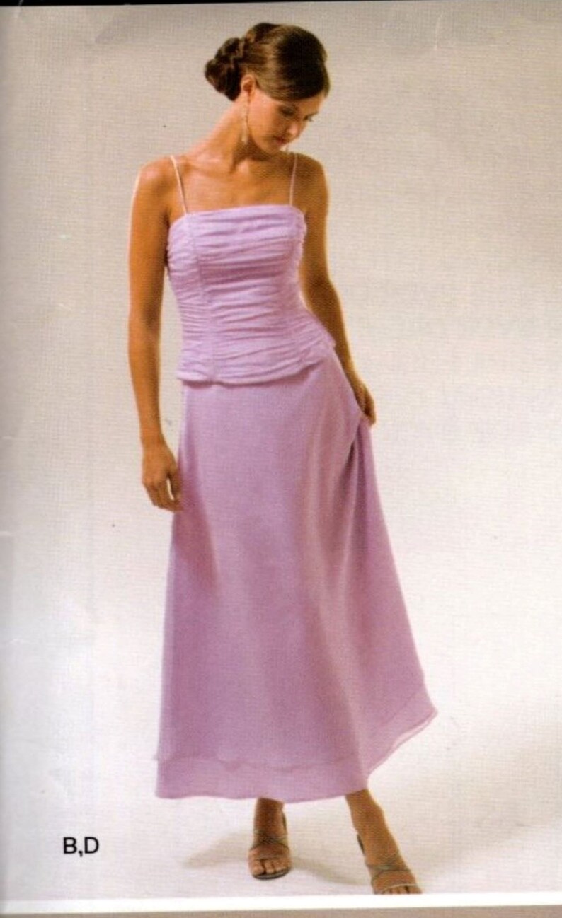 Misses Skirt and Top Sewing Pattern, Simplicity New Look 6456 Size 6 8 ...