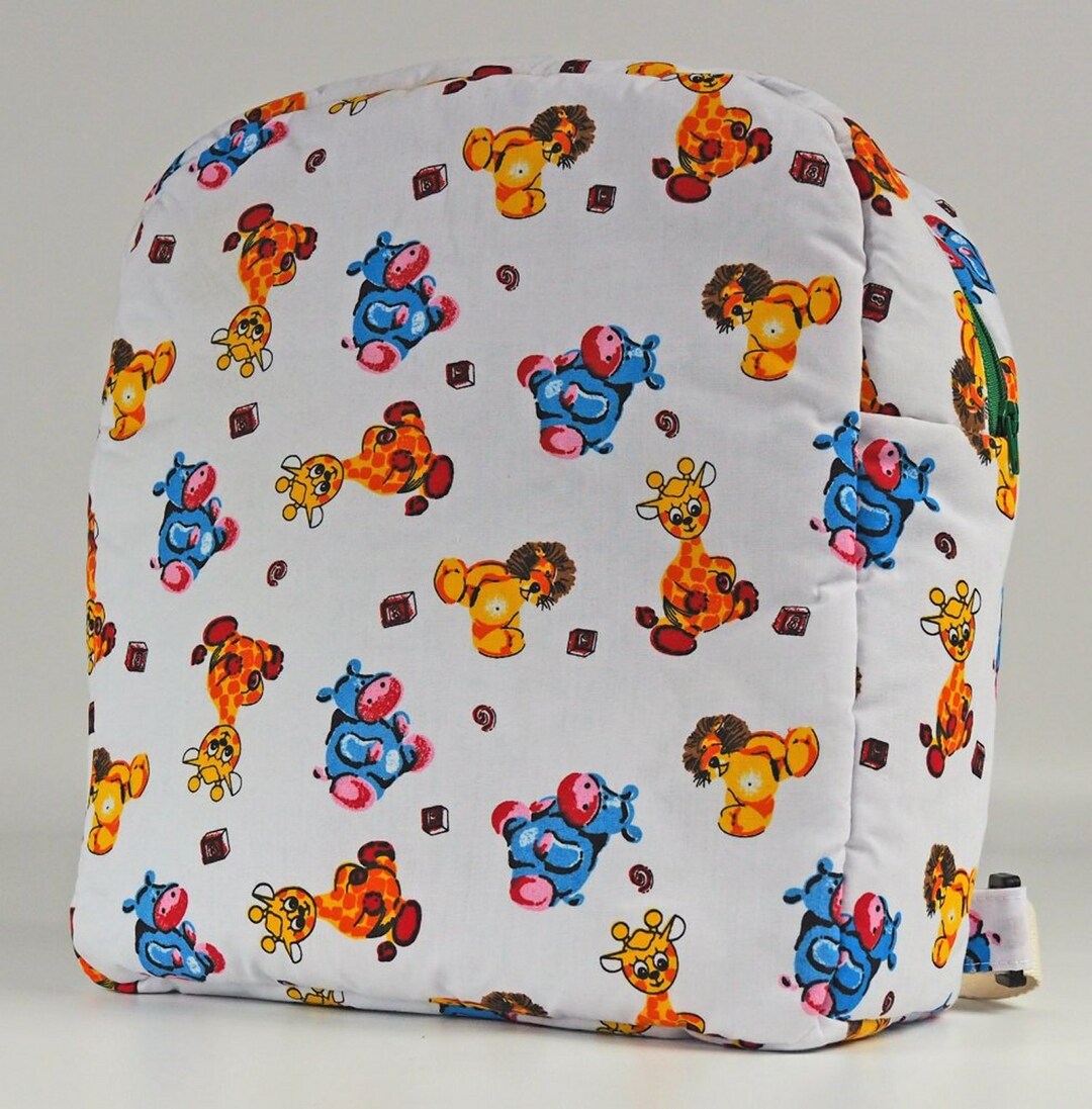 SALE Cute Safari Animals Backpack / Childrens Fabric Backpack - Etsy