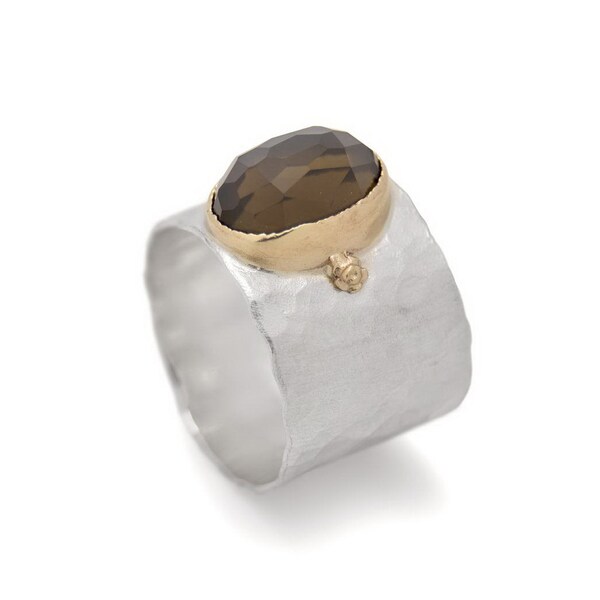 Rustic Silver Ring - Etsy