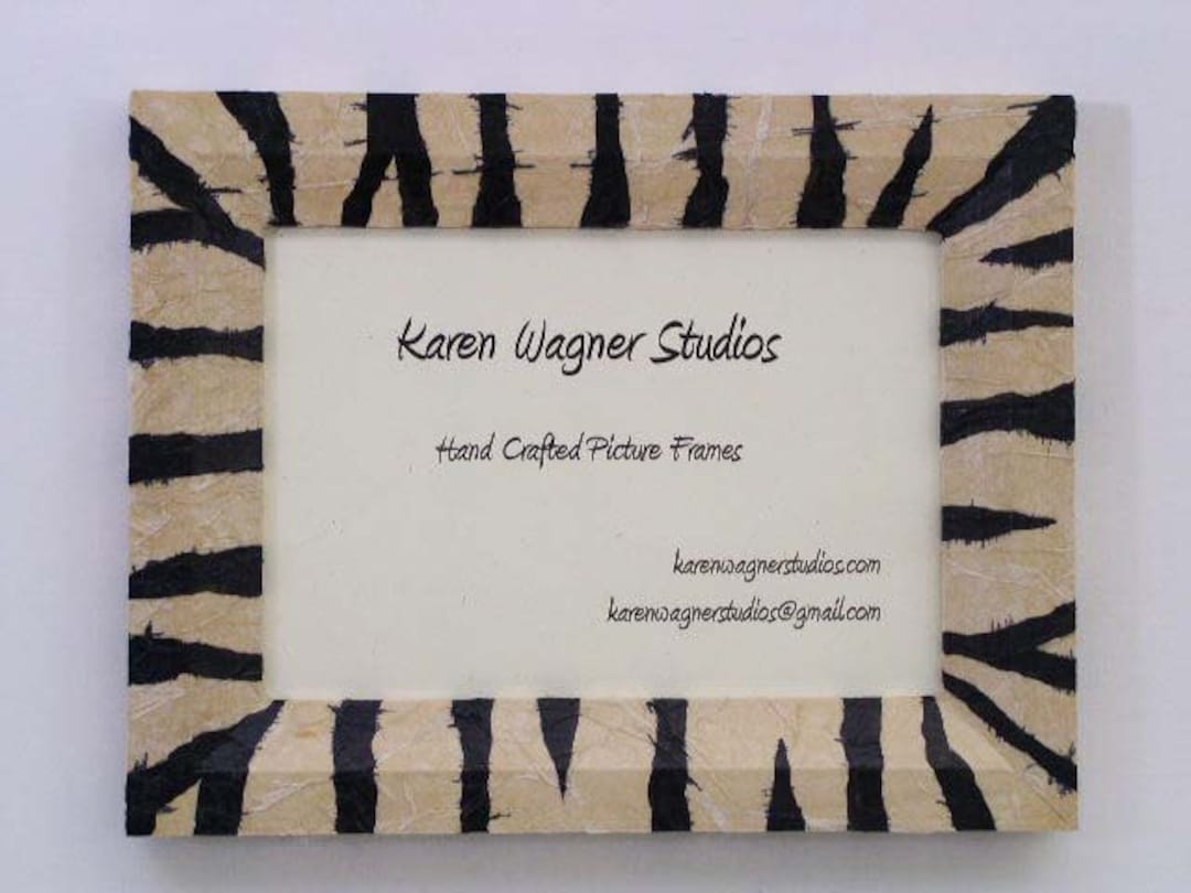 Zebra Print Frame - Etsy
