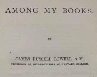 James Russell Lowell | Etsy