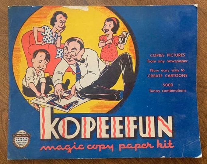 Kopeefun Magic Copy Paper Kit, 1940 - Etsy