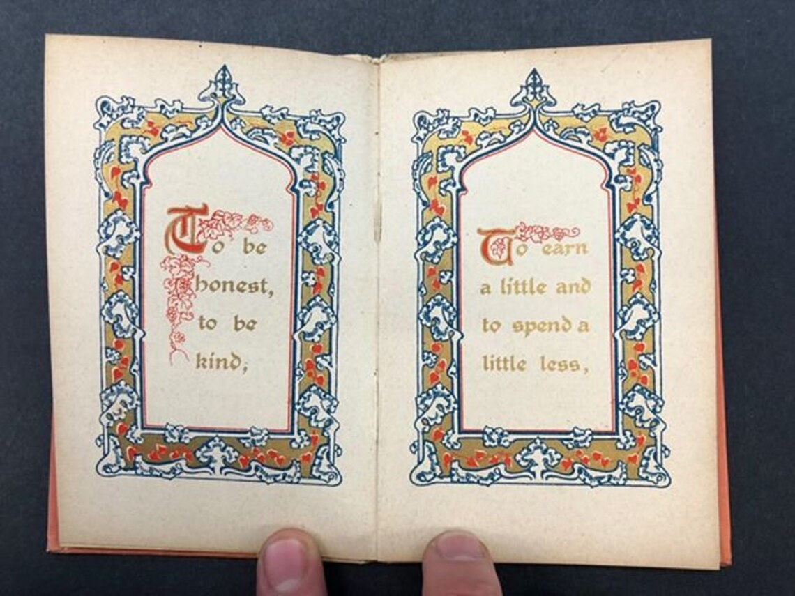 Life's Task by Robert Louis Stevenson, 1929 - Etsy