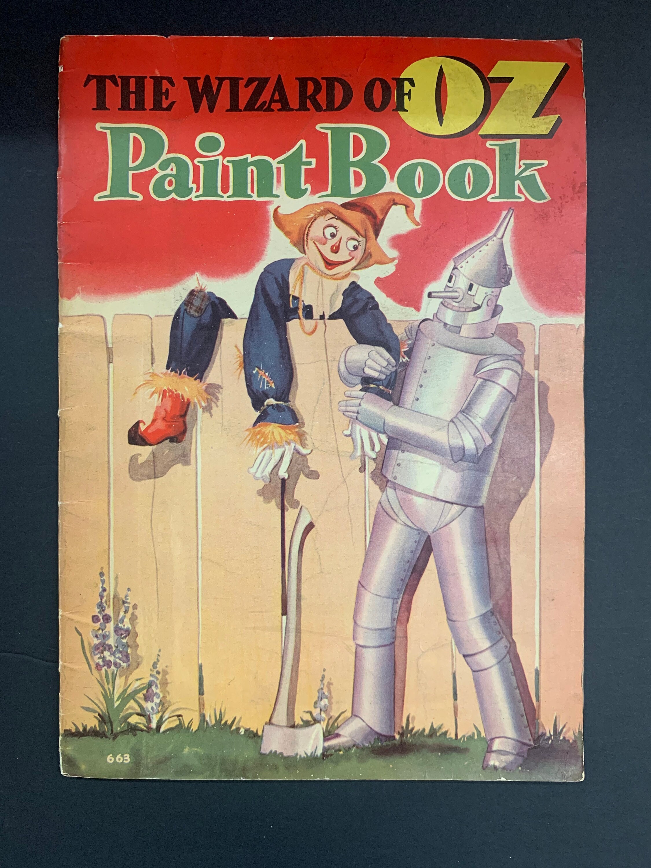 The Wizard of Oz Paint Book 1939 - Etsy