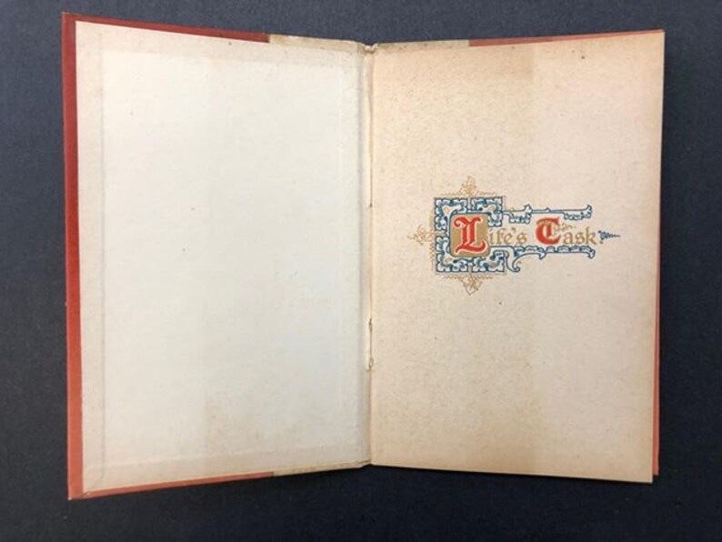 Life's Task by Robert Louis Stevenson, 1929 - Etsy